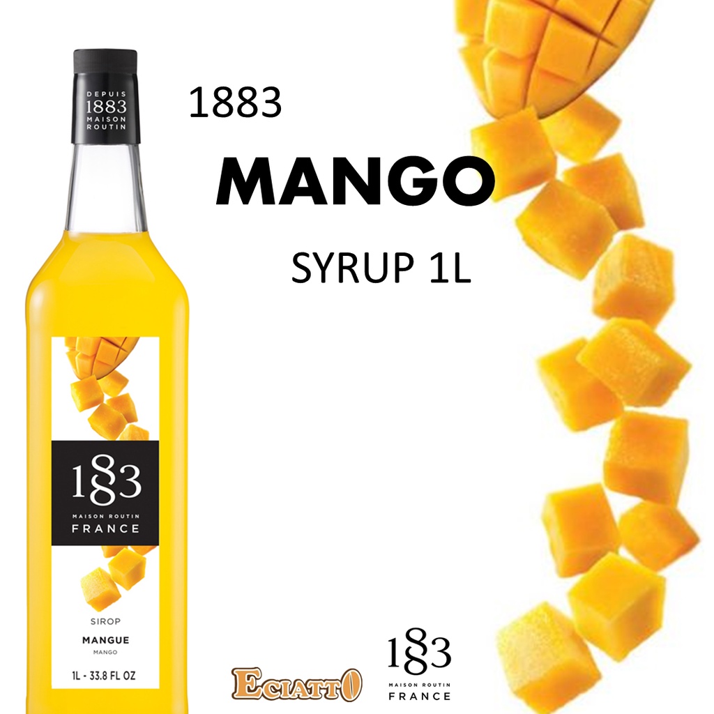 1883 MAISON ROUTIN 1883 Mango Syrup For Smoothie & Ice Blended, Mango ...