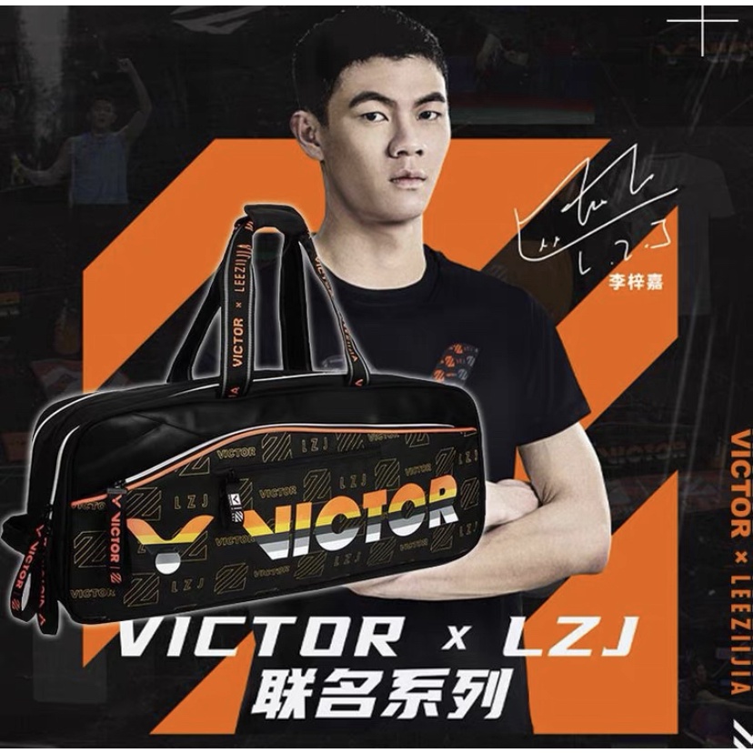 VICTOR x LZJ Lee Zii Jia Sports Badminton Racket Bag BR9611LZJ | Shopee ...