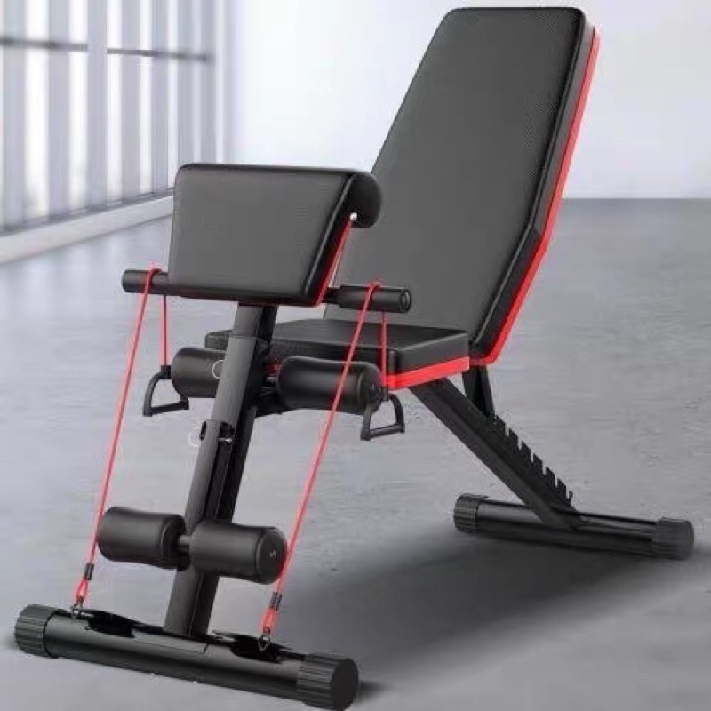 Dumbbell chair gym bench Adjustable Dumbell chair folding gym sit up ...