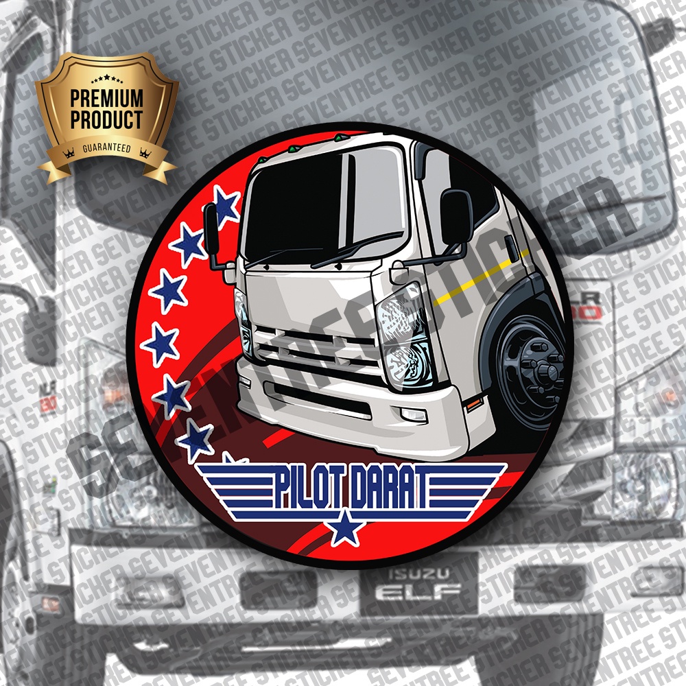 STIKER LORI isuzu Pantul Cahaya 7 inci | Shopee Malaysia