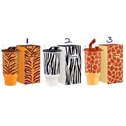 TUPPERWARE ZOO SAFARI TUMBLER 950ML / ZEBRA / GIRAFFE / TIGER | Shopee ...