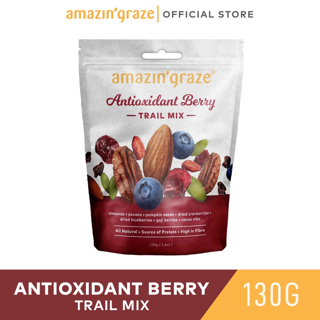 Amazin' Graze Healthy Antioxidant Berry Trail Mix 130g | Shopee Malaysia