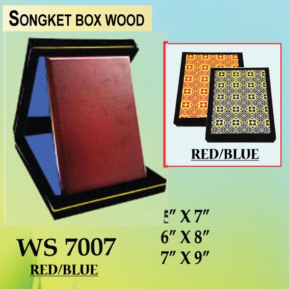 SONGKET BOX WOOD/SONGKET PLAK KAYU/SPECIAL APRECIATION AWARD/WITH ...