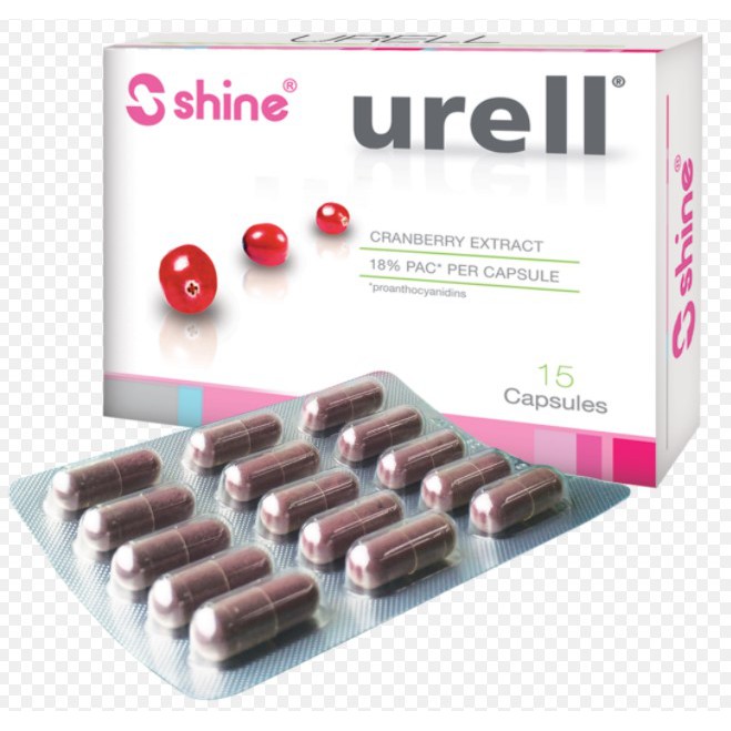 SHINE Urell (Cranberry Extract) for Women's Health (15's/box) (EXP 01/ ...