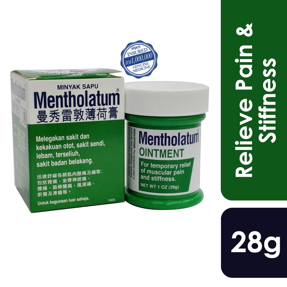 Mentholatum Ointment (28g) | Shopee Malaysia