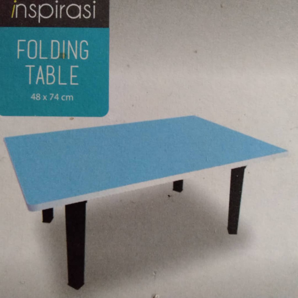 Folding Table (Meja Jepun) Warna Biru | Shopee Malaysia