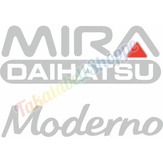 Sticker kancil moderno/Kancil mira daihatsu/sticker perodua kancil ...