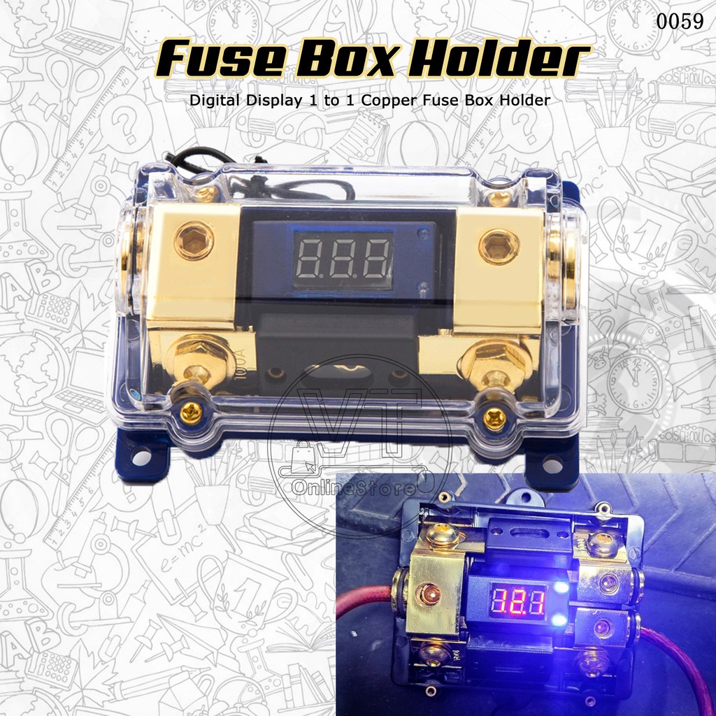 High Performance Circuit With Digital LED Display 1 to 1 Fuse Box ...
