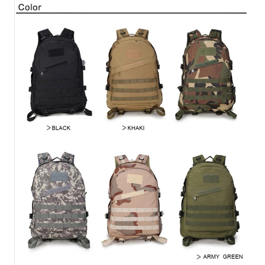 Military Tactical Bag Pack Digital Malaysian Army Bag Camping Hiking ...