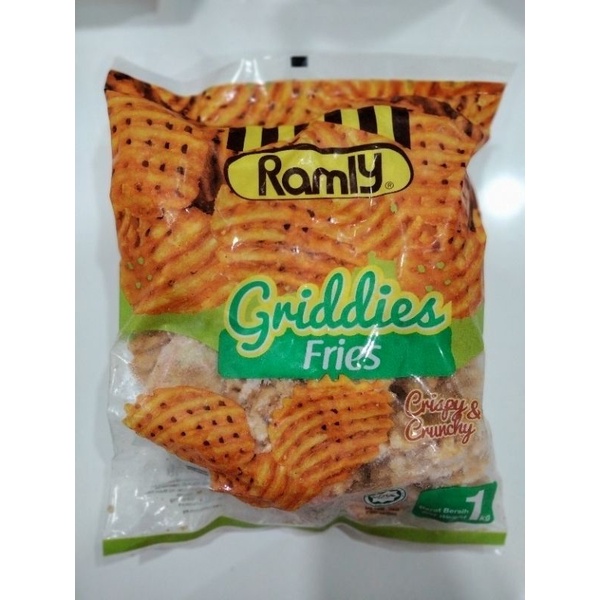 Ramly Griddies Fries - 1kg pack (KLANG VALLEY ONLY) | Shopee Malaysia