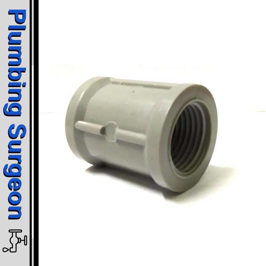 15mm Acetal PVC Socket Pipe Fitting Paip Singki Conduit Pipe Plumbing ...
