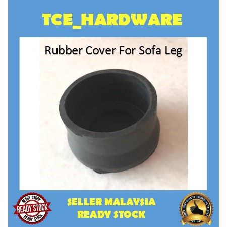 Round External Rubber Cover For Sofa Leg Getah Hitam Penutup Kaki Sofa ...