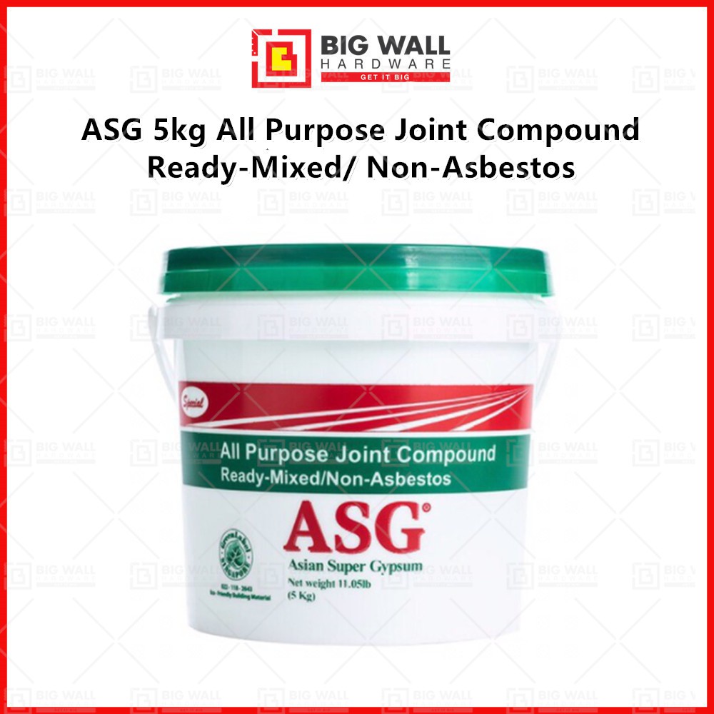 ASG 5kg All Purpose Ready-Mixed Joint Compound / Putty Wall Filla ...