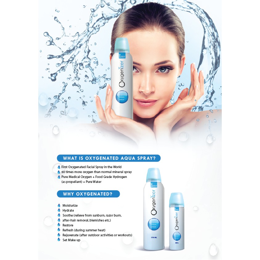 [GENUINE] OXYGENIZER AQUA SPRAY (1 Ctn) - Whitening / Moisturise ...