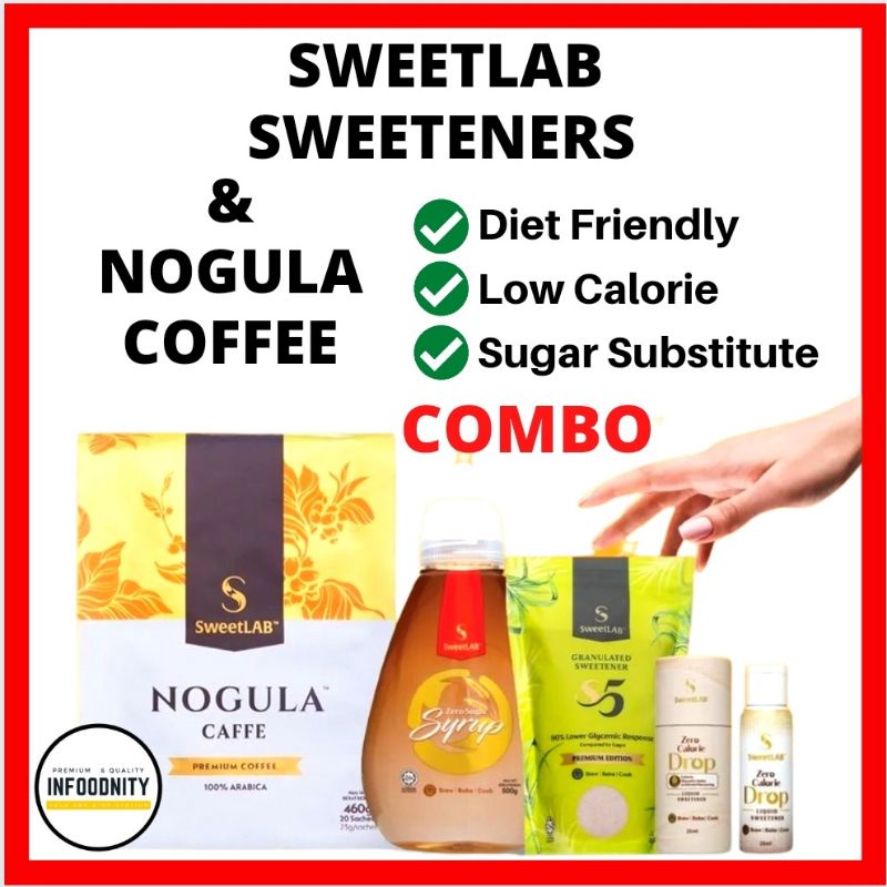 [COMBO]SWEETLAB NOGULA CAFFE Nogula Coffee Sweetlab Zero Calorie Drop ...