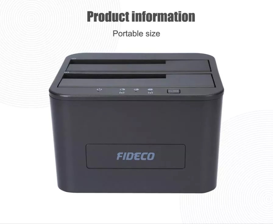 FIDECO YPZ04-S2-U3 / YPZ04-S2H-U3 Dual SSD And HDD Docking Station | Shopee Malaysia