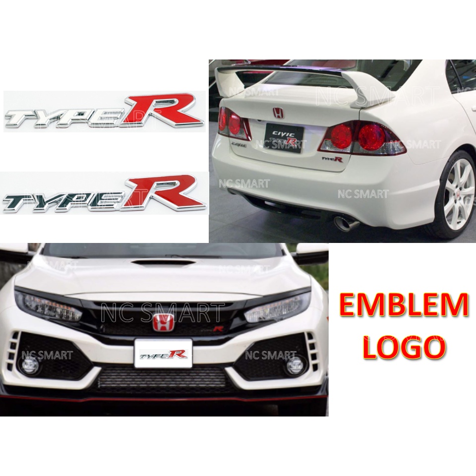 Honda Type R Logo Emblem civic city FD FC FB | Shopee Malaysia