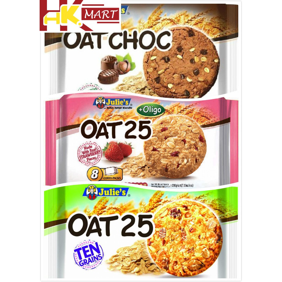 Julie's Oat 25 Cookies 200g (Conv-Packs 便利装) | Shopee Malaysia