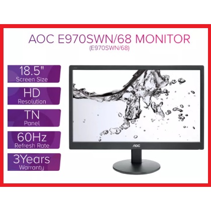 AOC 18.5" E970SWN LED MONITOR (READY STOCK) | Shopee Malaysia