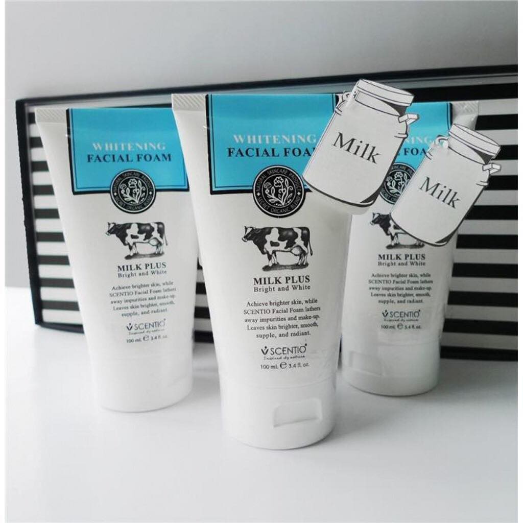 (Ready Stock) Beauty Buffet Milk Plus Facial Cleanser 牛奶Q10洗面奶美白滋润洁面乳 ...