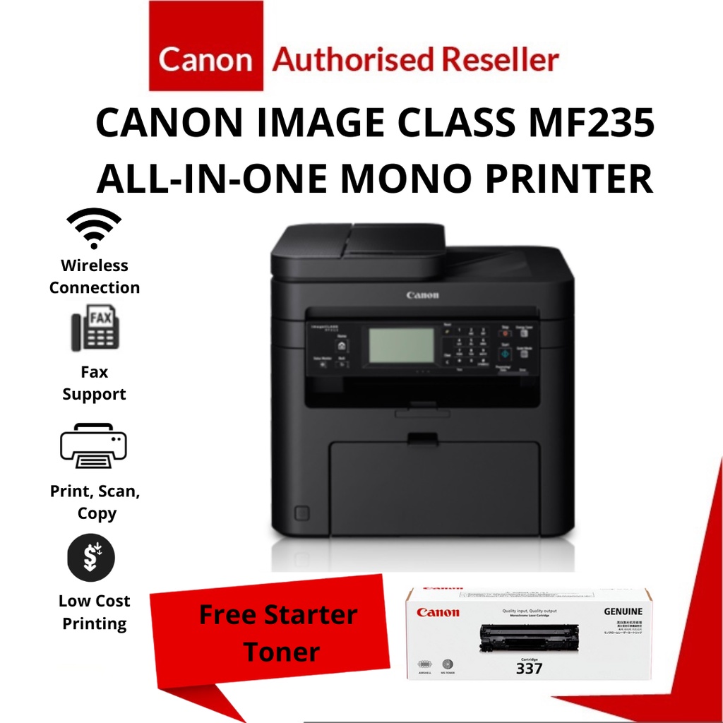 Canon imageClass MF235 All-In-One Mono Laser Printer | Shopee Malaysia