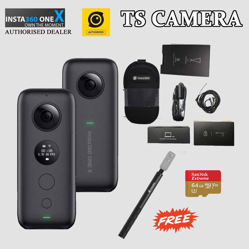 INSTA360 ONE X ACTION CAMERA (AUTHORISED INSTA360 MALAYSIA) | Shopee ...
