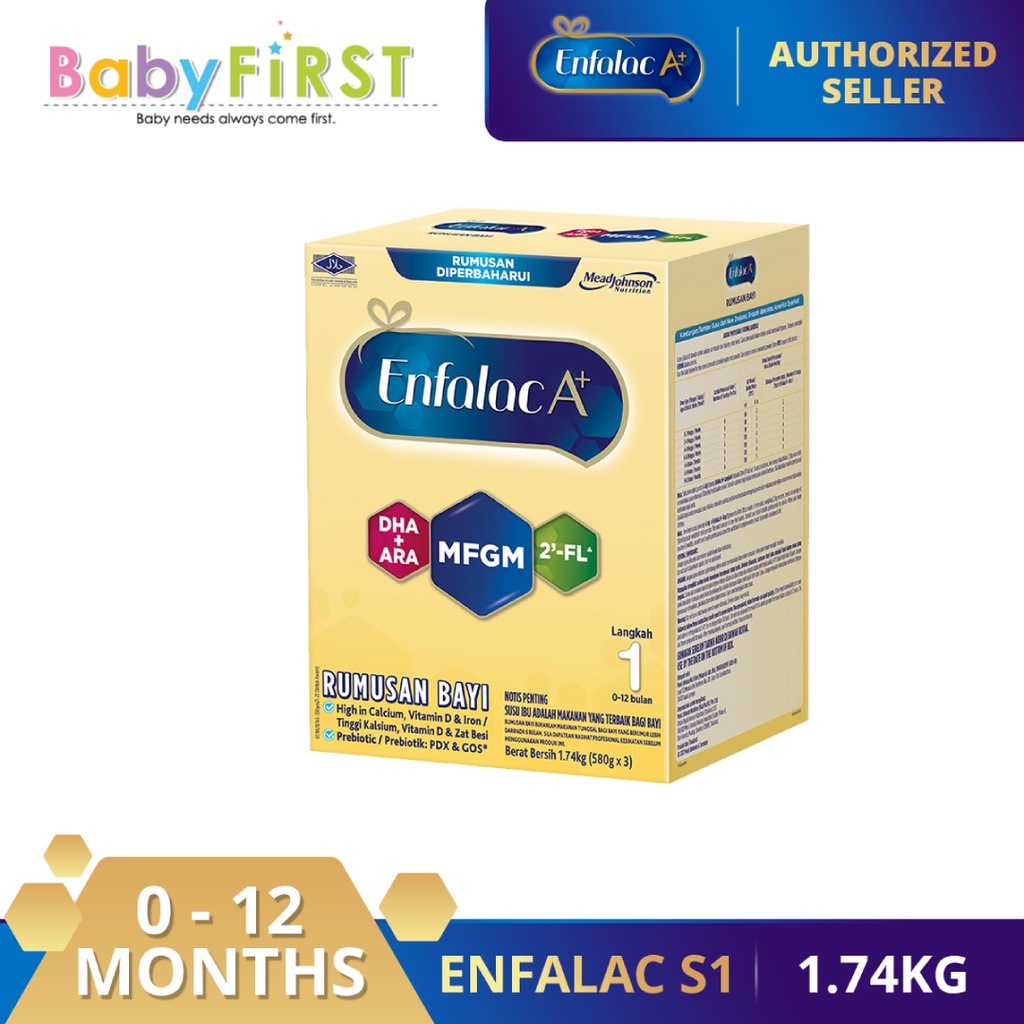 Enfalac A+ Step 1 - 1.74kg / 2.32kg(Milk Formula) | Shopee Malaysia