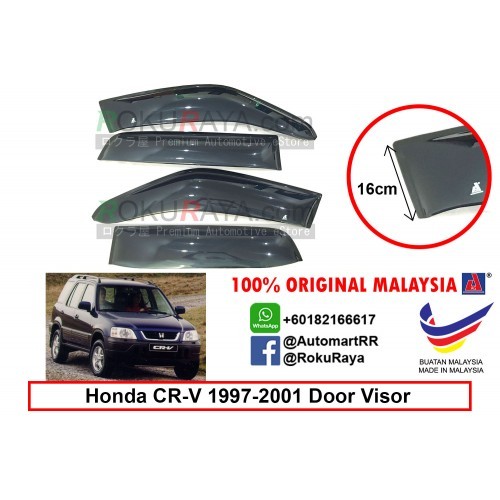 Honda CR-V CRV RD1-RD3 (1st Gen) 1997–2001 AG Door Visor (Extra Big 16cm Width) | Shopee Malaysia