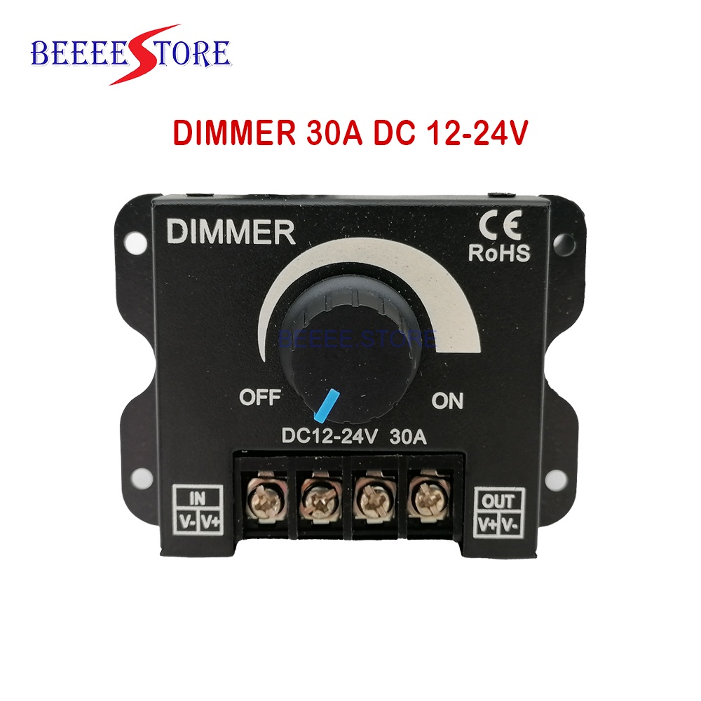 Manual LED Light Strip Dimmer Switch Lamp Brightness Adjustable ...