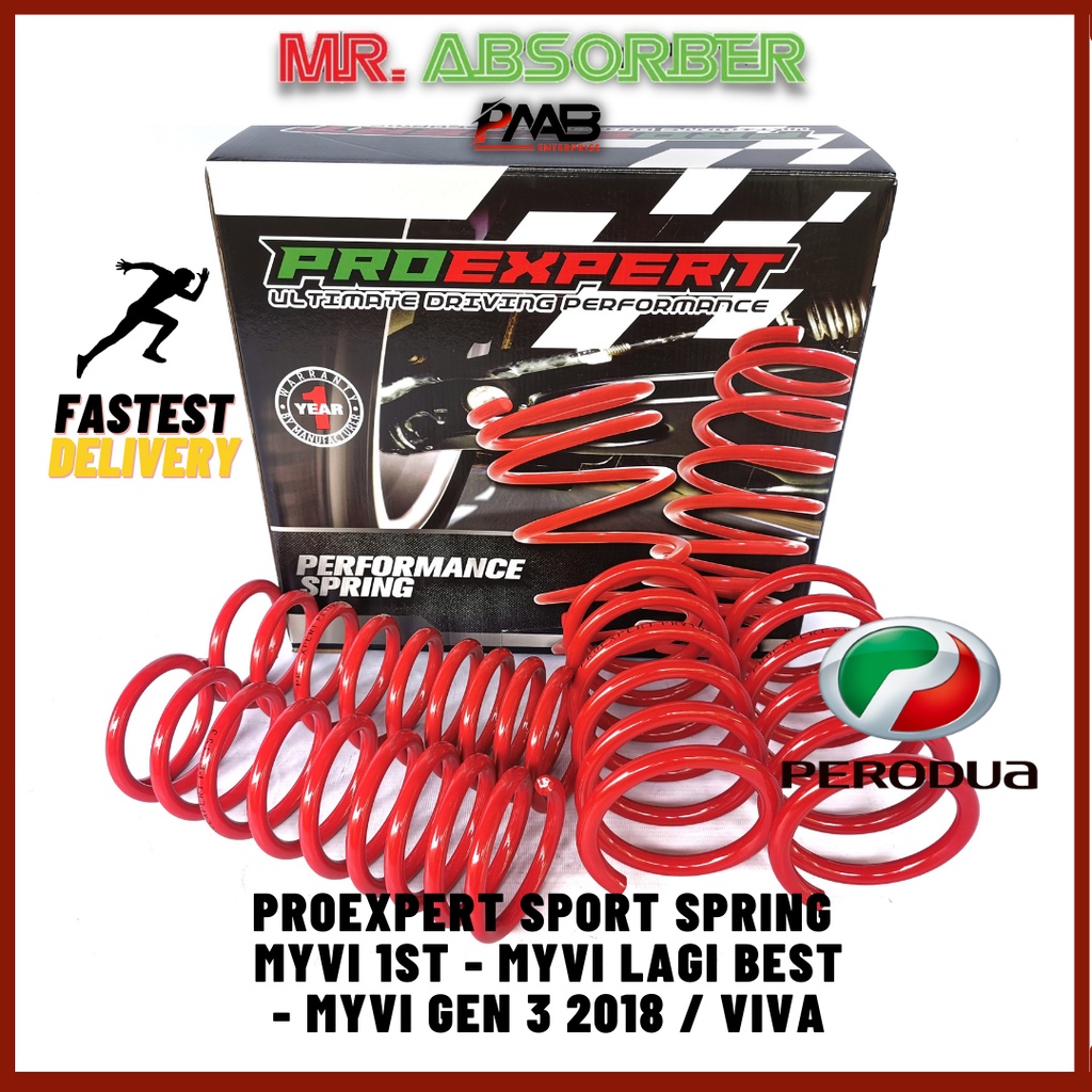 SPRING SPORT PROEXPERT ALL MYVI GEN1 MYVI GEN2 MYVI GEN3 VIVA | Shopee ...