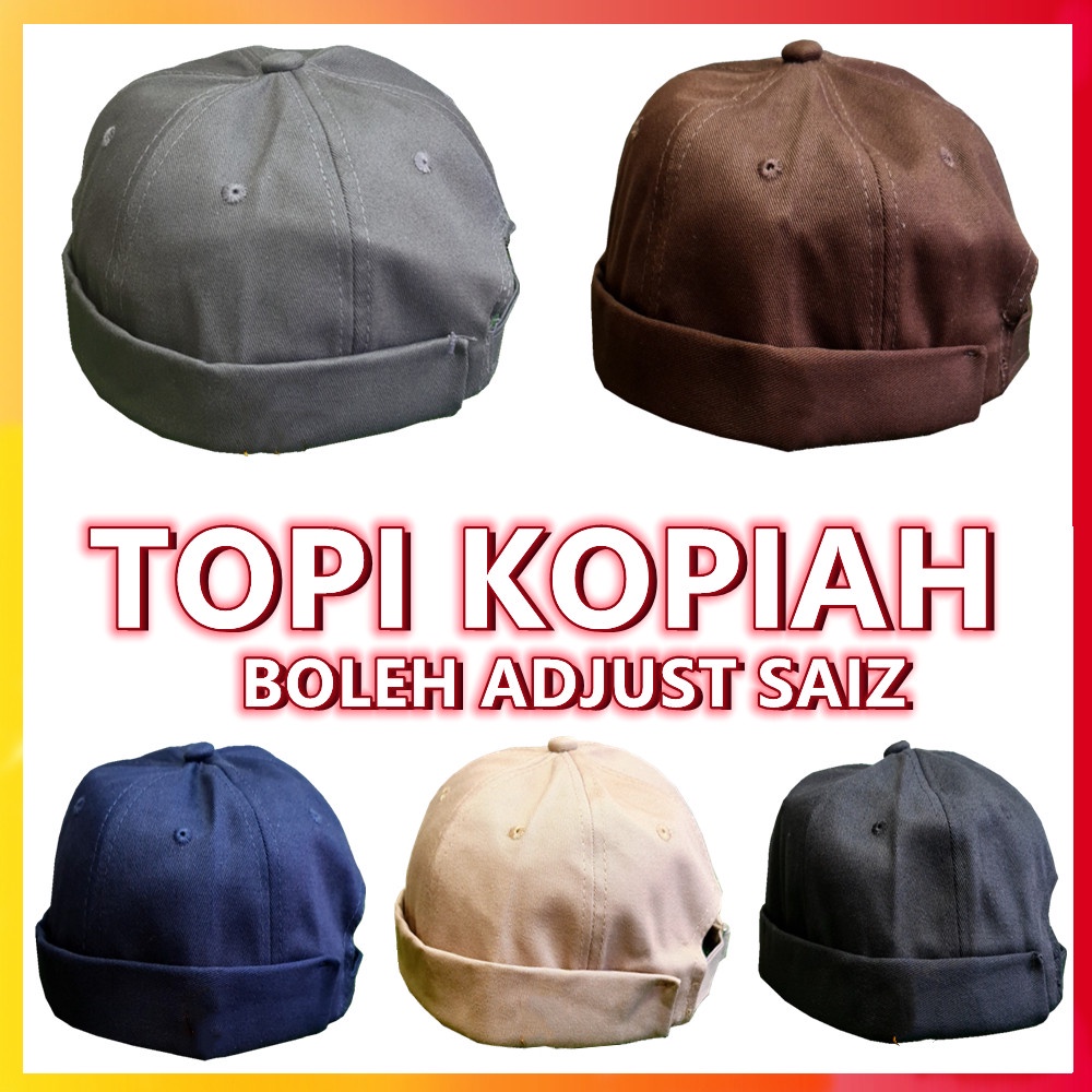 Topi Kopiah Viral Topiah Korean Style MikiHat Trend Baru Songkok Roll ...