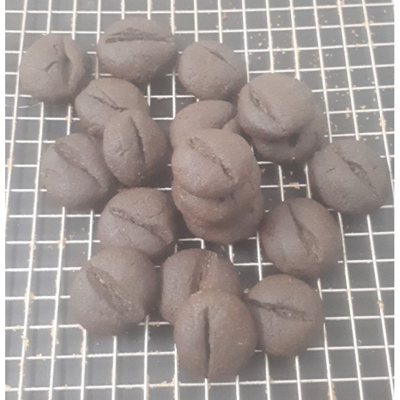 Vegan Coffee Cookies*Crispy*Eggless*Biskut kopi*Coffee taste lover ...