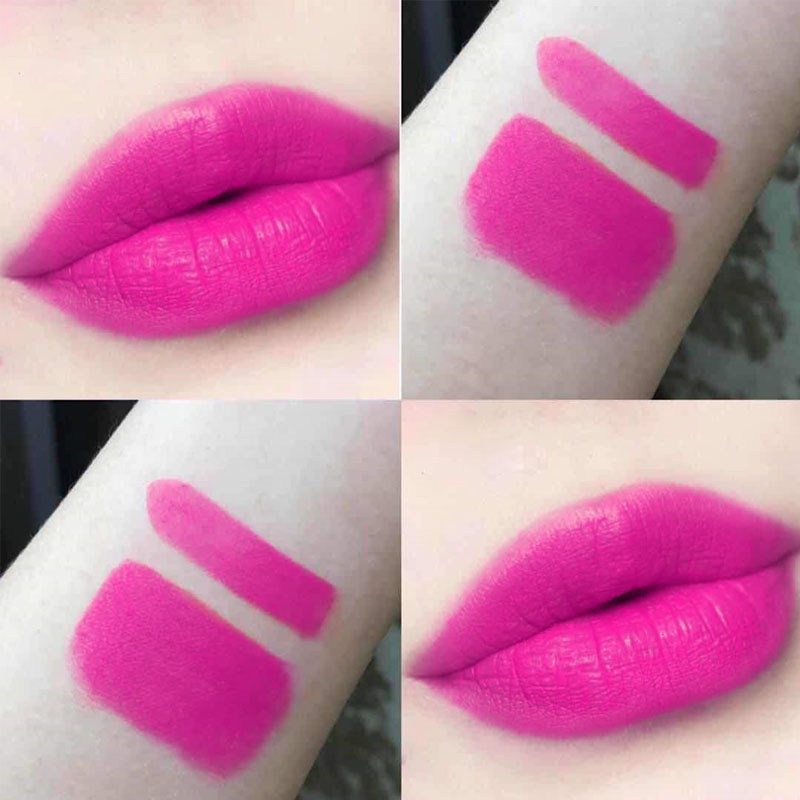 Matte Matte Lipstick Death Barbie Powder Blu-ray Rose Girl Pink Bright ...