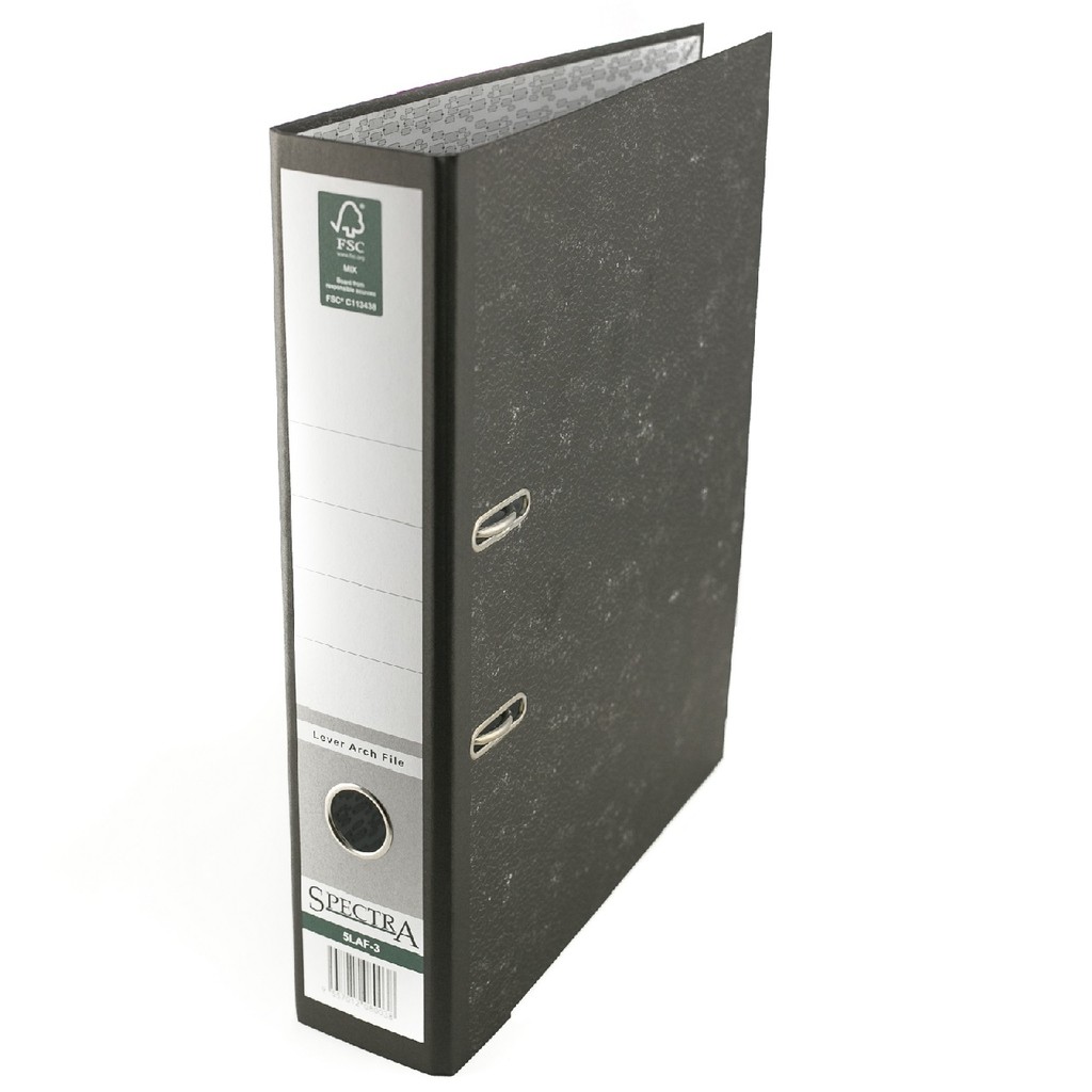 3" Spectra Lever Arch File / Ring File + Index (75mm / 3 Inches) 5LAF-3 ...