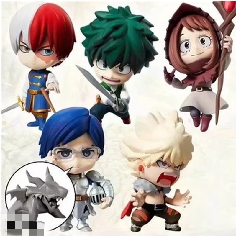 Anime Figure 6pcs/set My Hero Academia Garage Kits Shoto Izuku Midoriya ...