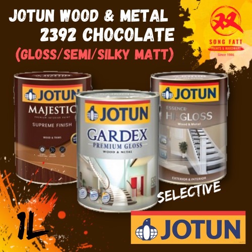 2392 Chocolate 1L Jotun Gardex (GLOSS/SEMI GLOSS) Majestic Supreme ...