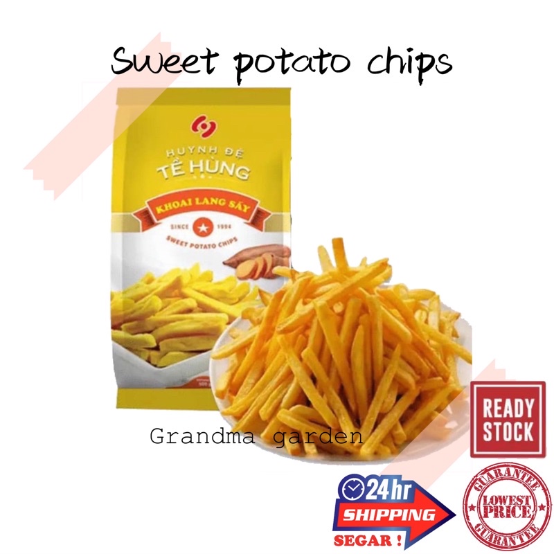(GG snacks )Te Hung Sweet potato chips / buah-buahan Kering crisps ...