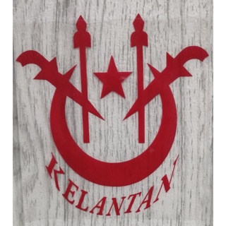 kelantan logo sticker car sticker motorcycle waterpoof pvc stickers ...