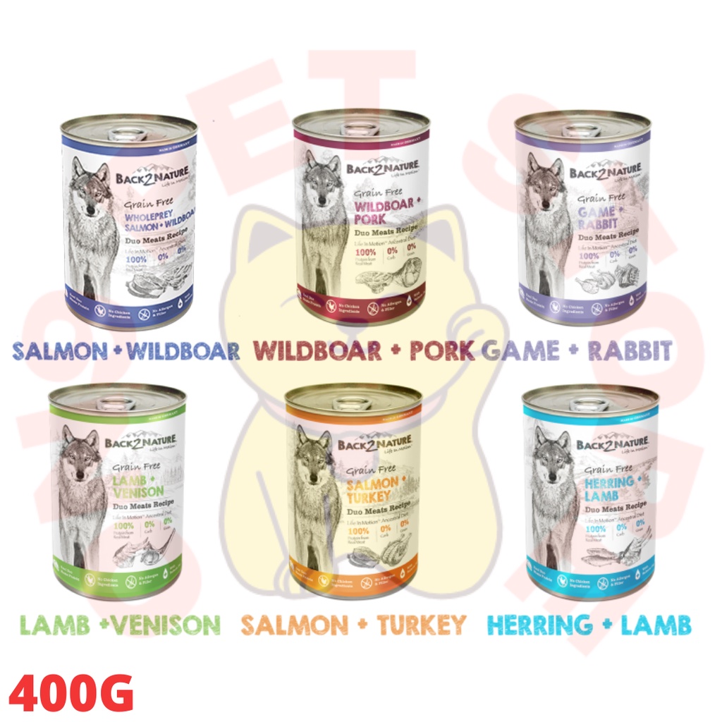 Back2Nature Grain Free Dog Canned Food 400g | Dog Food | PetFinder.my