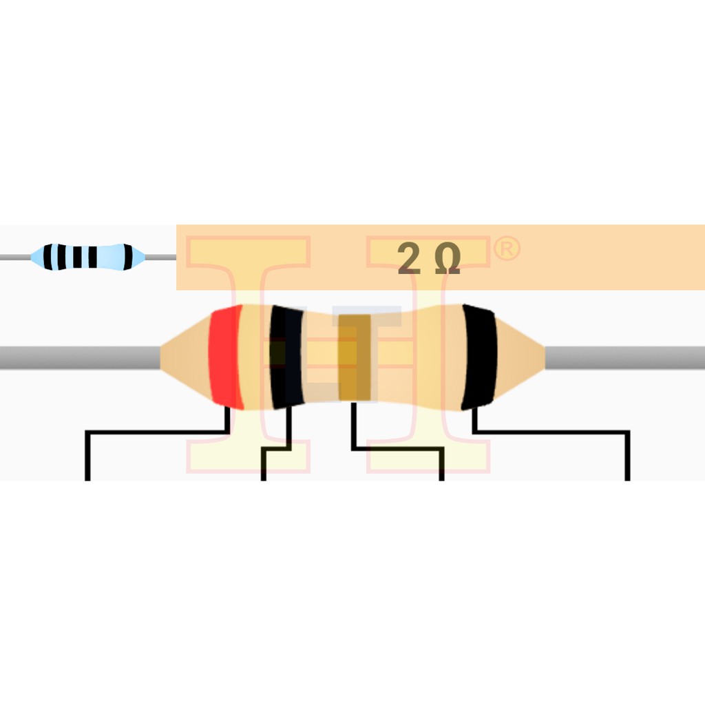 (READY STOCK) RESISTOR 2.0 Ohm 5% (10pcs) | Shopee Malaysia