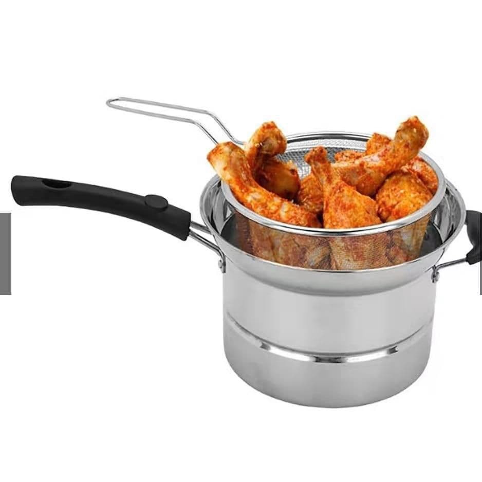 Stainless Steel Multi Usage Cooking Pot/ Deep Fry/ Steam / Stew ( 4 ...