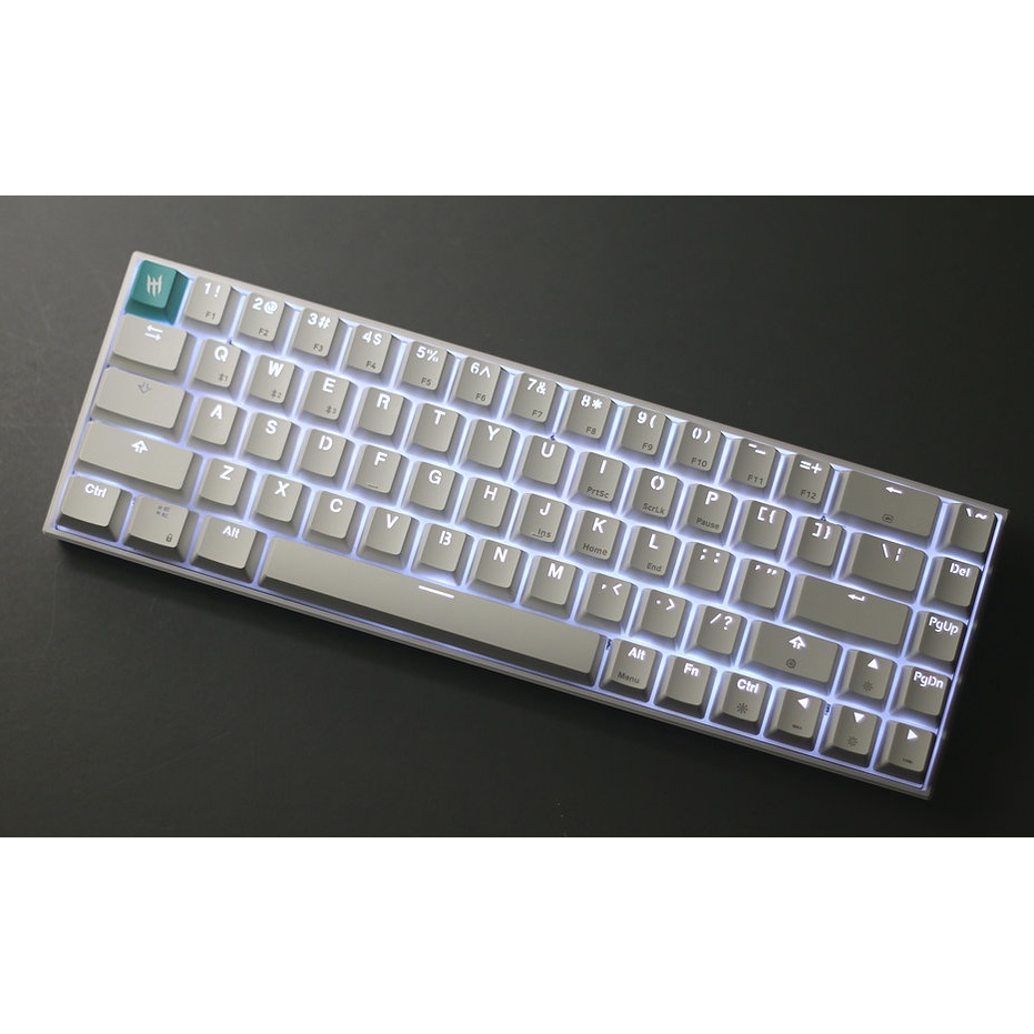 Tecware B68 Mechanical Bluetooth + Wired Keyboard White/Black - Gateron ...