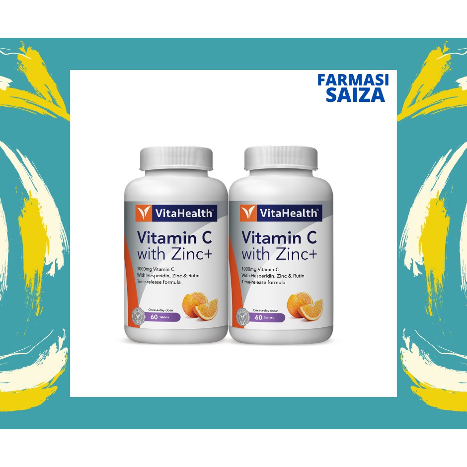 Vitahealth Vitamin C 1000mg Zinc 2x60s Shopee Malaysia 0637
