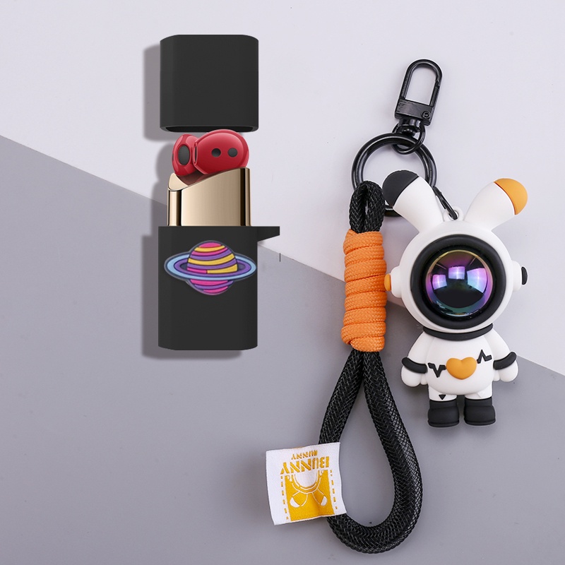 Huawei FreeBuds Lipstick Case Creative Space Astronaut Keychain Pendant ...
