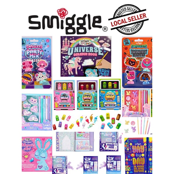 SMIGGLE - Exclusive - Original - Scented Highlighter Gift Set, Gift ...