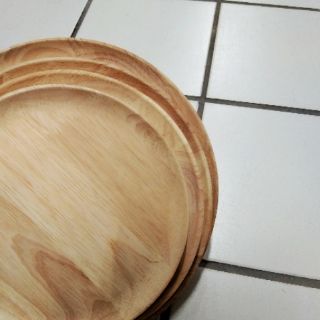 Wooden Plate / Pinggan Kayu Tebal / Wood Plate / Pinggan berkayu ...