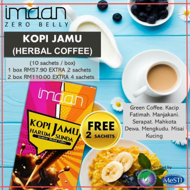 KOPI JAMU (HERBAL COFFEE) | Shopee Malaysia