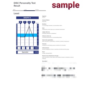 DISC personality test (Support 4 Language: Malay, English, Chinese ...