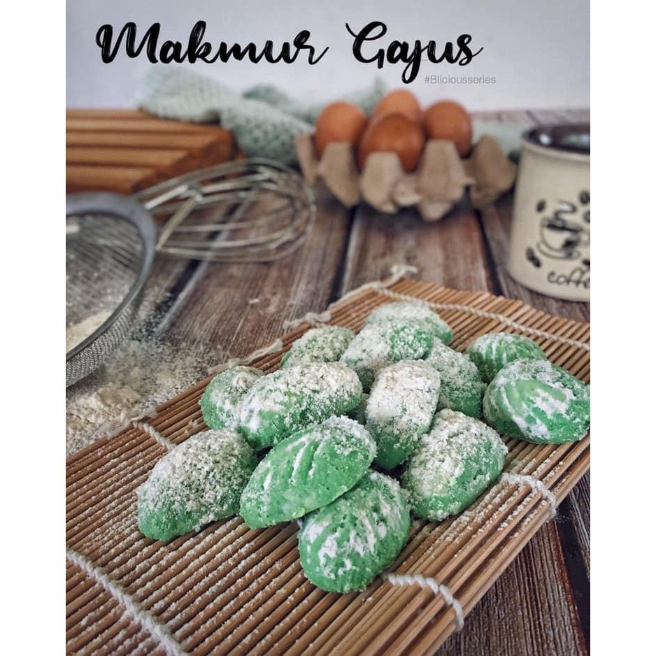 READY STOCK MAKMUR GAJUS BISKUT KUIH RAYA Viral Sedap Pure Butter QBB ...