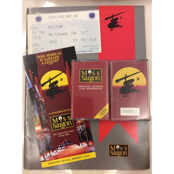 Miss Saigon Original London Cast Recording Cassettes (Special Deal ...